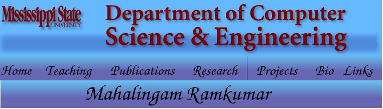 Mahalingam Ramkumar, Publications